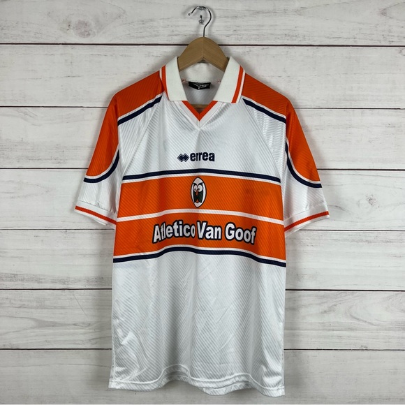 Vintage | Shirts | Rare Athletico Van Goof X Errea Soccer Jersey Large ...